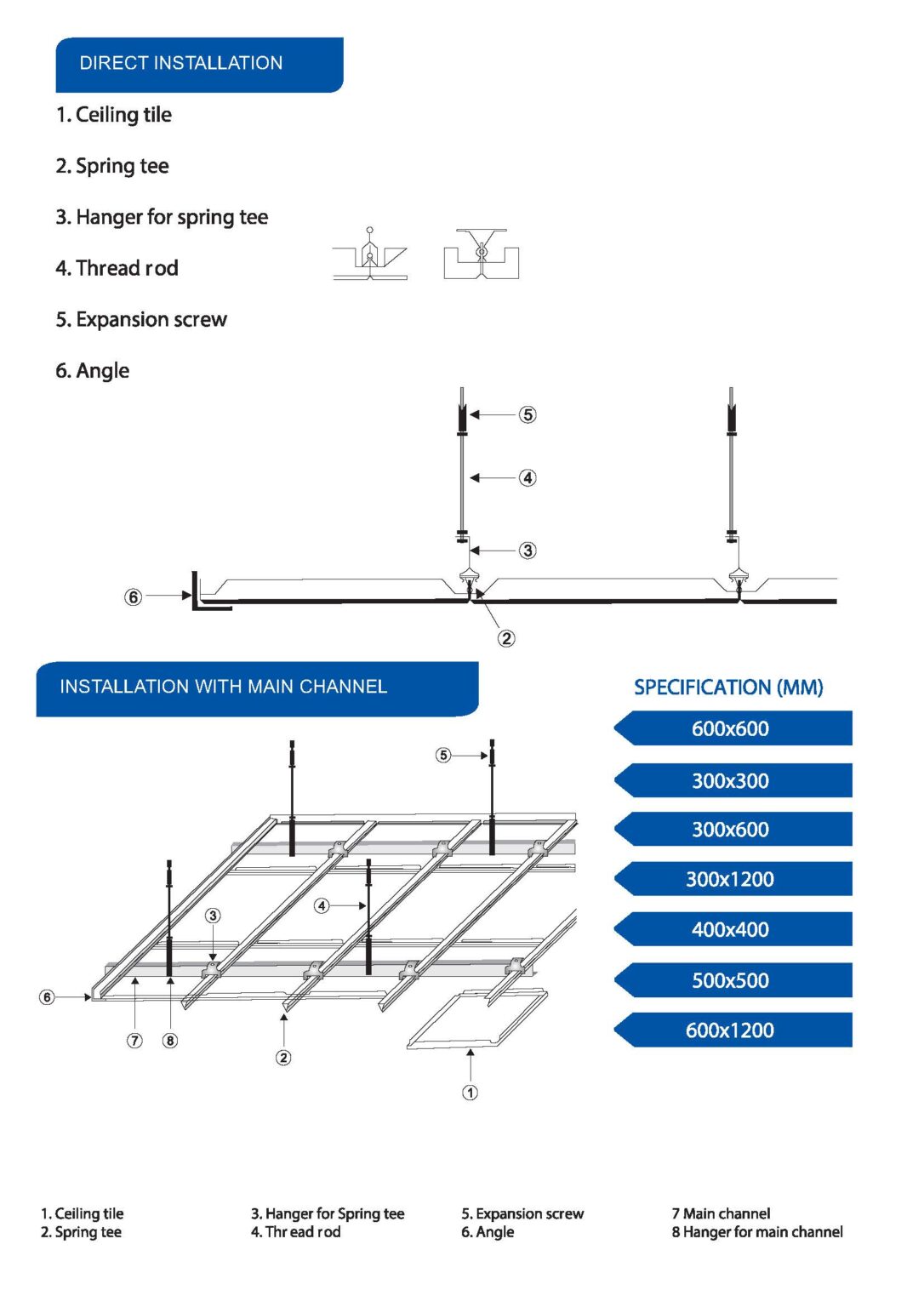 Clip in Metal Ceiling – Dexune